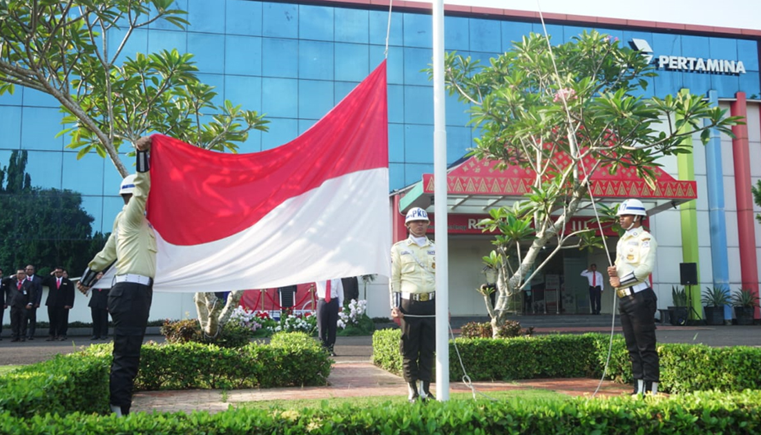 Upacara Kenang Jasa Pahlawan, Pekerja Kilang Pertamina Plaju Komitmen Jaga Ketahanan Energi ...